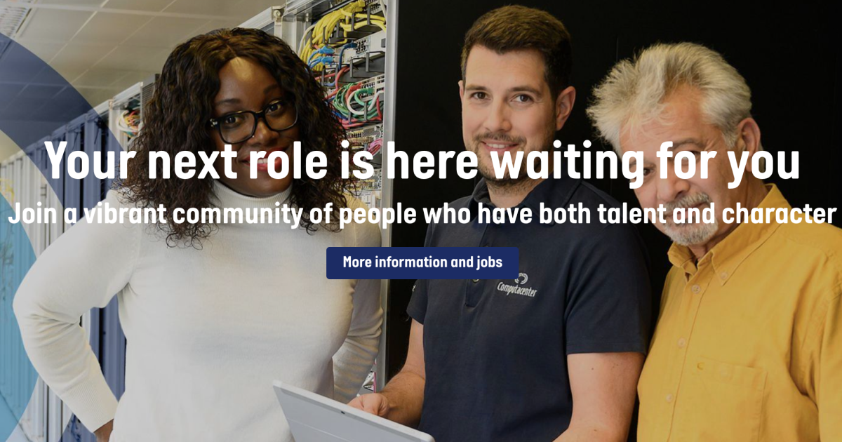 Make it to the top at Computacenter Netherlands › Computacenter (NL) Ltd